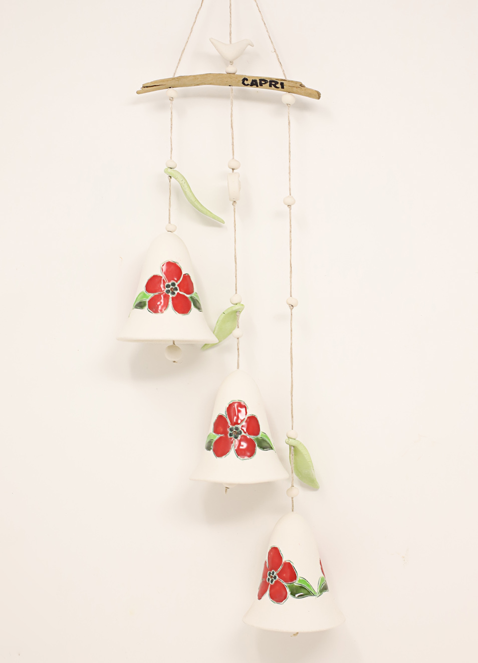 Composition of ceramic hanging bells - Capri Bell - Manecapri