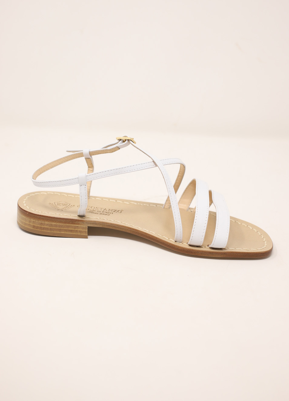 White sandals not flip flops - Da Costanzo - Manecapri