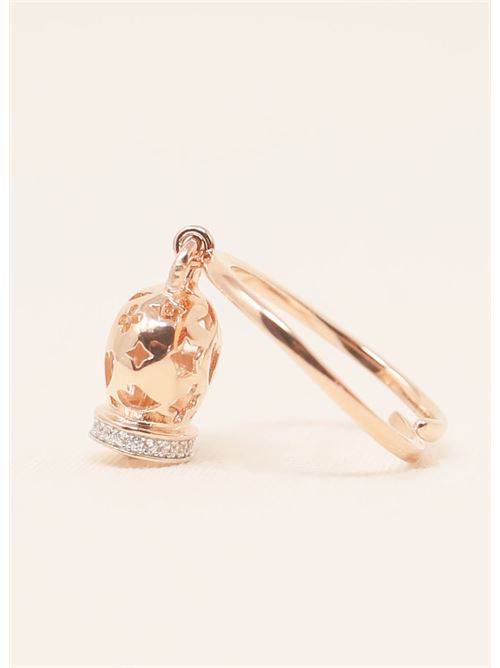 Ros? silver capri bell ring - Capri Bell - Manecapri