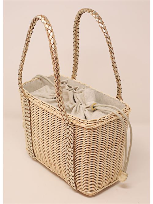 Platinum basket bag - Laboratorio Capri - Manecapri